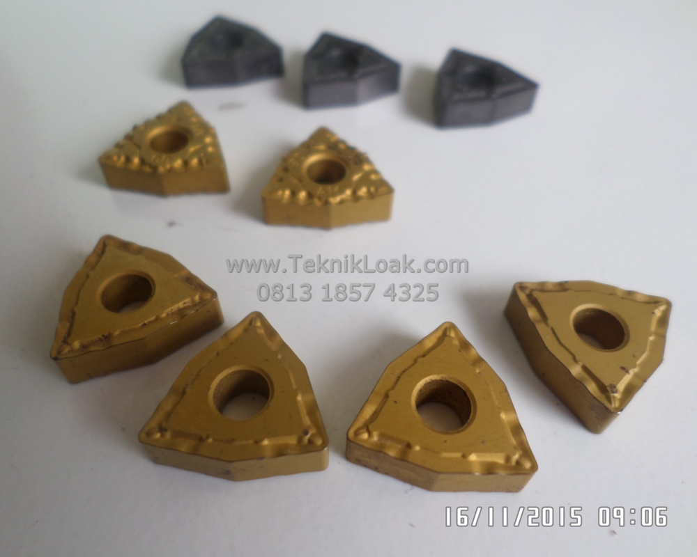 Insert Bubut Wnmg 080404/08/12 | Pisau Bubut | Chip Bubut | Insert Carbide Baru