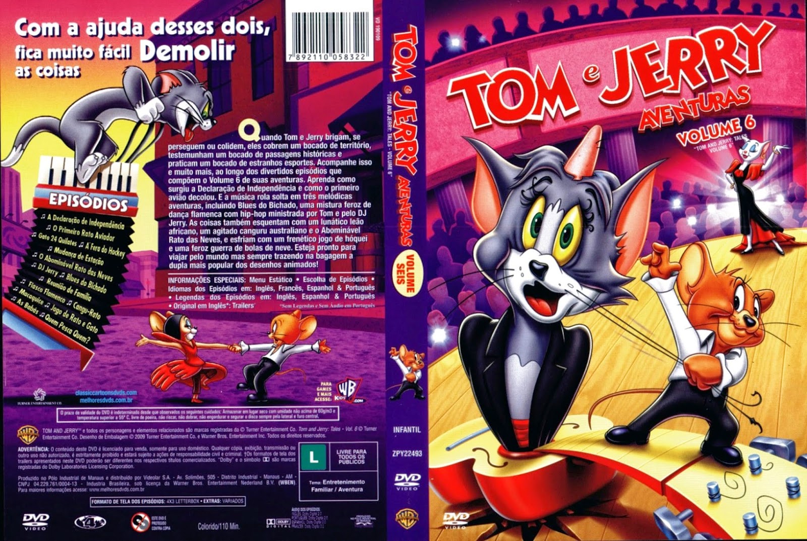 Tom E Jerry – Aventuras Vol.6:CAPAS BOM DE MAIS