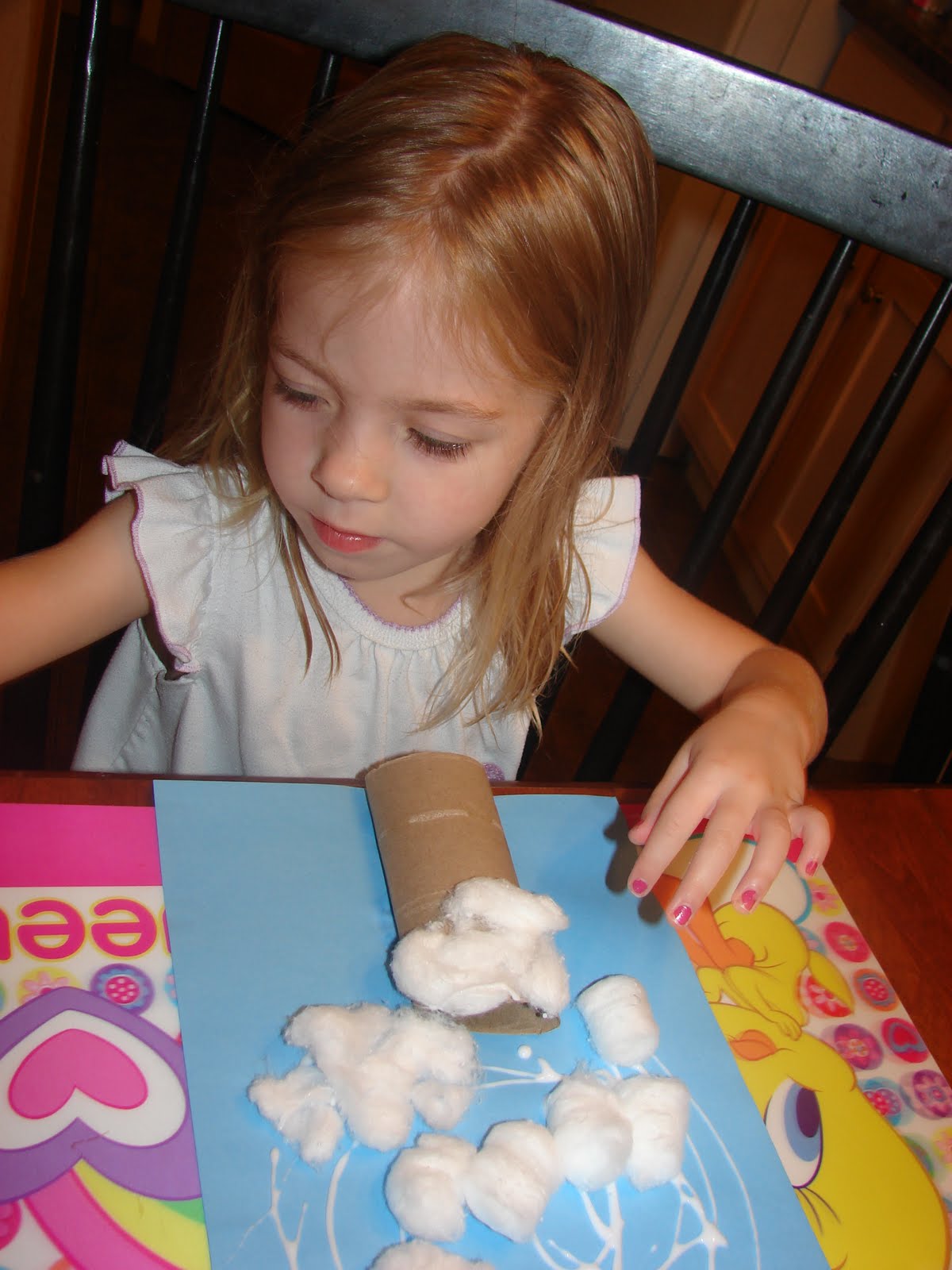 I want candy... Cotton Candy (craft/card)