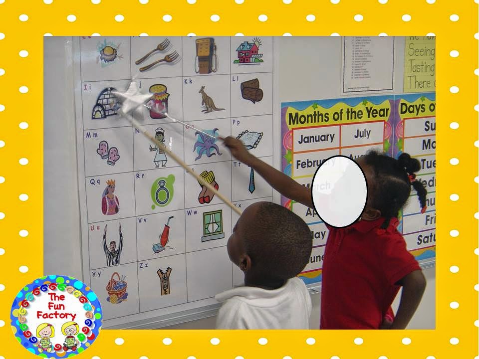 Having Fun With the Alphabet Chart - The Fun Factory
