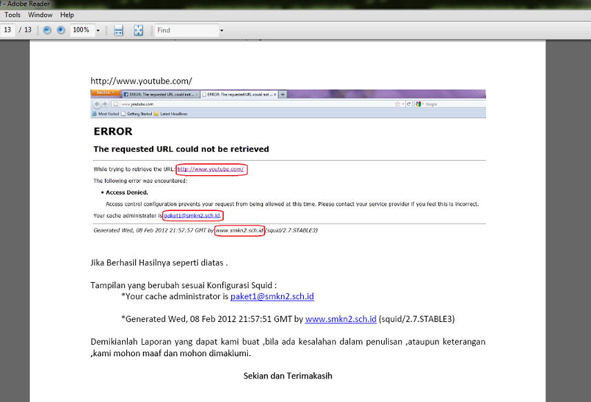 Tutorial Proxy Server di OS Debian (PDF) ~ Komputer Berkarat