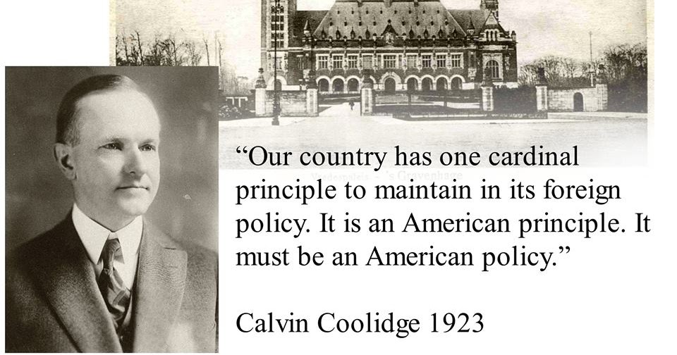 State of the Union History: 1923 Calvin Coolidge - The American Principle