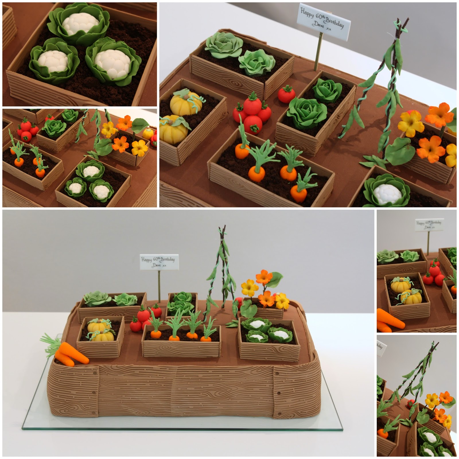 Tiers & Tiaras: Veggie Patch Birthday Cake