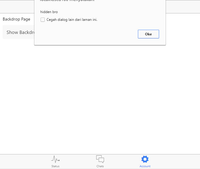 Ionic - Backdrop - Brillian Solution