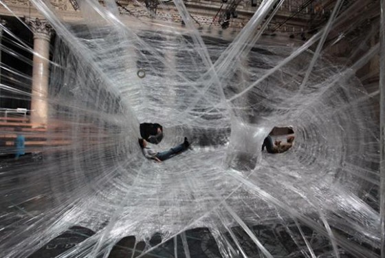 Strange world: World’s Largest Spider Web Ever Spun