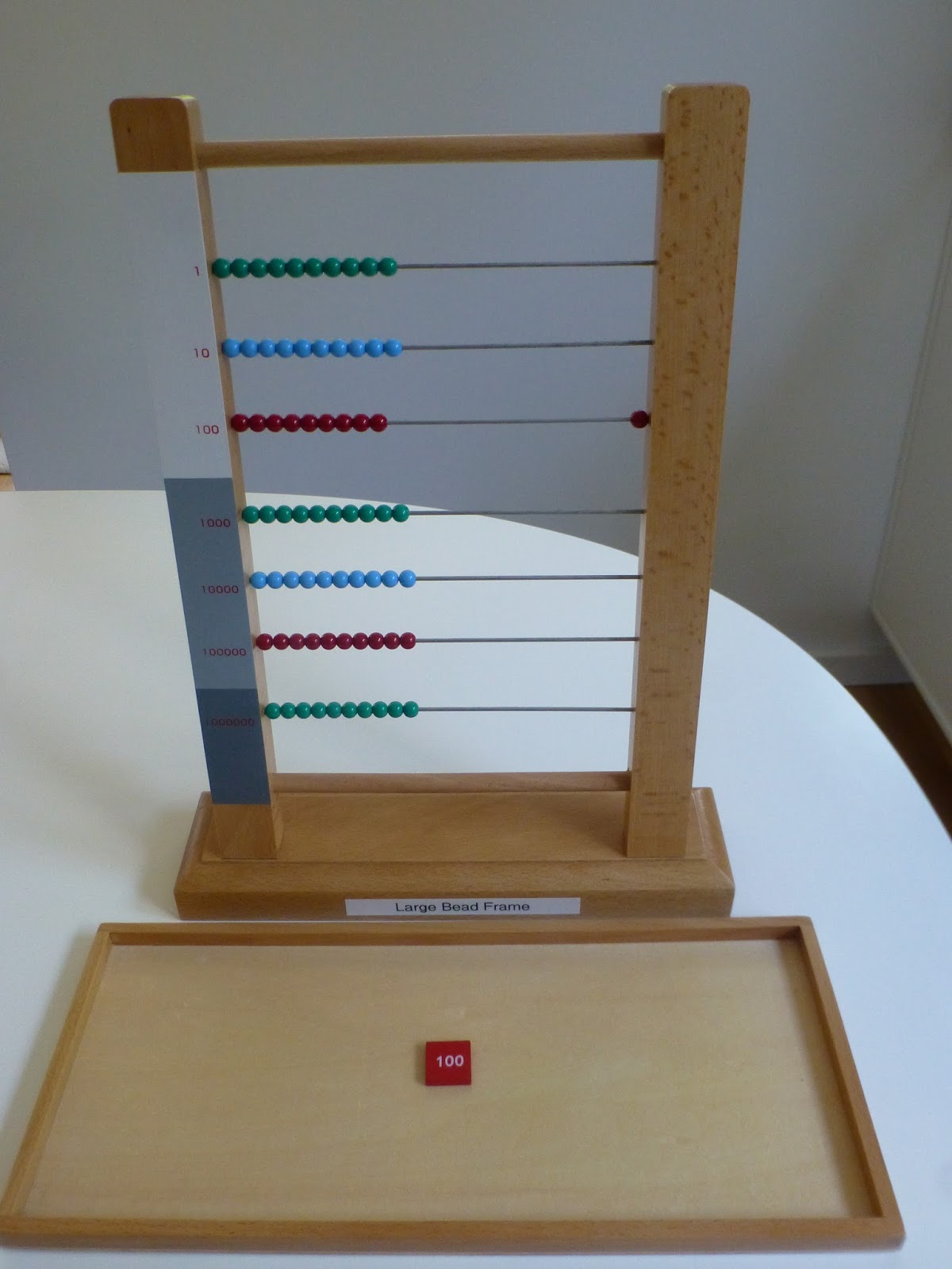 Family FECS: Montessori Activity: Small Bead Frame - Comparison with ...