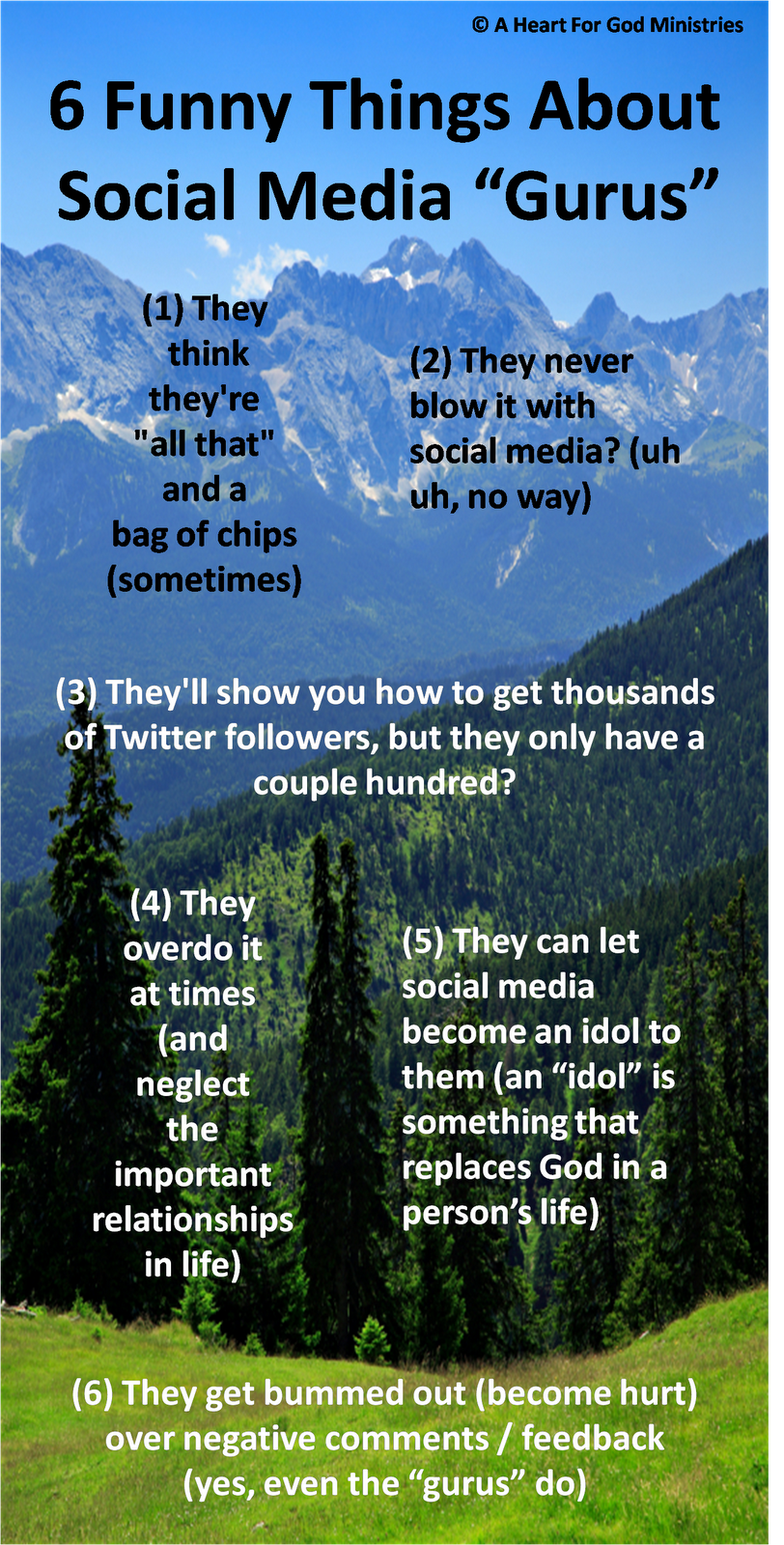 6 Funny Things About Social Media Gurus infographic A Heart For God 6-funny-things-about-social-media-gurus-infographic-a-heart-for-god