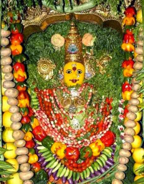 Sakambari Alankaram of Goddess Kanaka Durga – Shakambari Alankaram at ... Sakambari Alankaram of Goddess Kanaka Durga – Shakambari Alankaram at ...