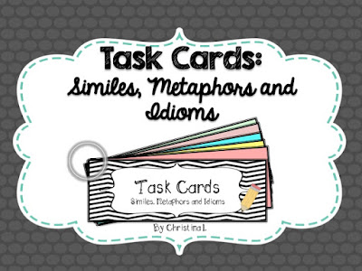 The Best of Teacher Entrepreneurs: Language Arts - "Task Cards: Similes ...