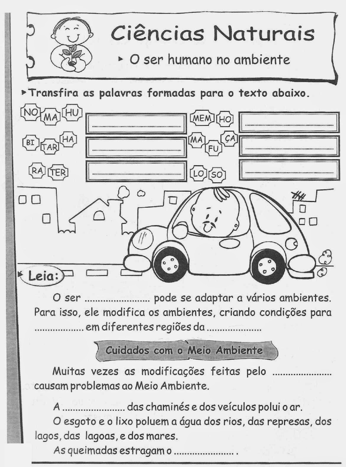 Atividades De Ciencias 5 Ano Meio Ambiente - ROAREDU Atividades De Ciencias 5 Ano Meio Ambiente - ROAREDU