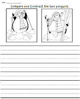 Teacher's Take-Out: Compare and Contrast Freebie!