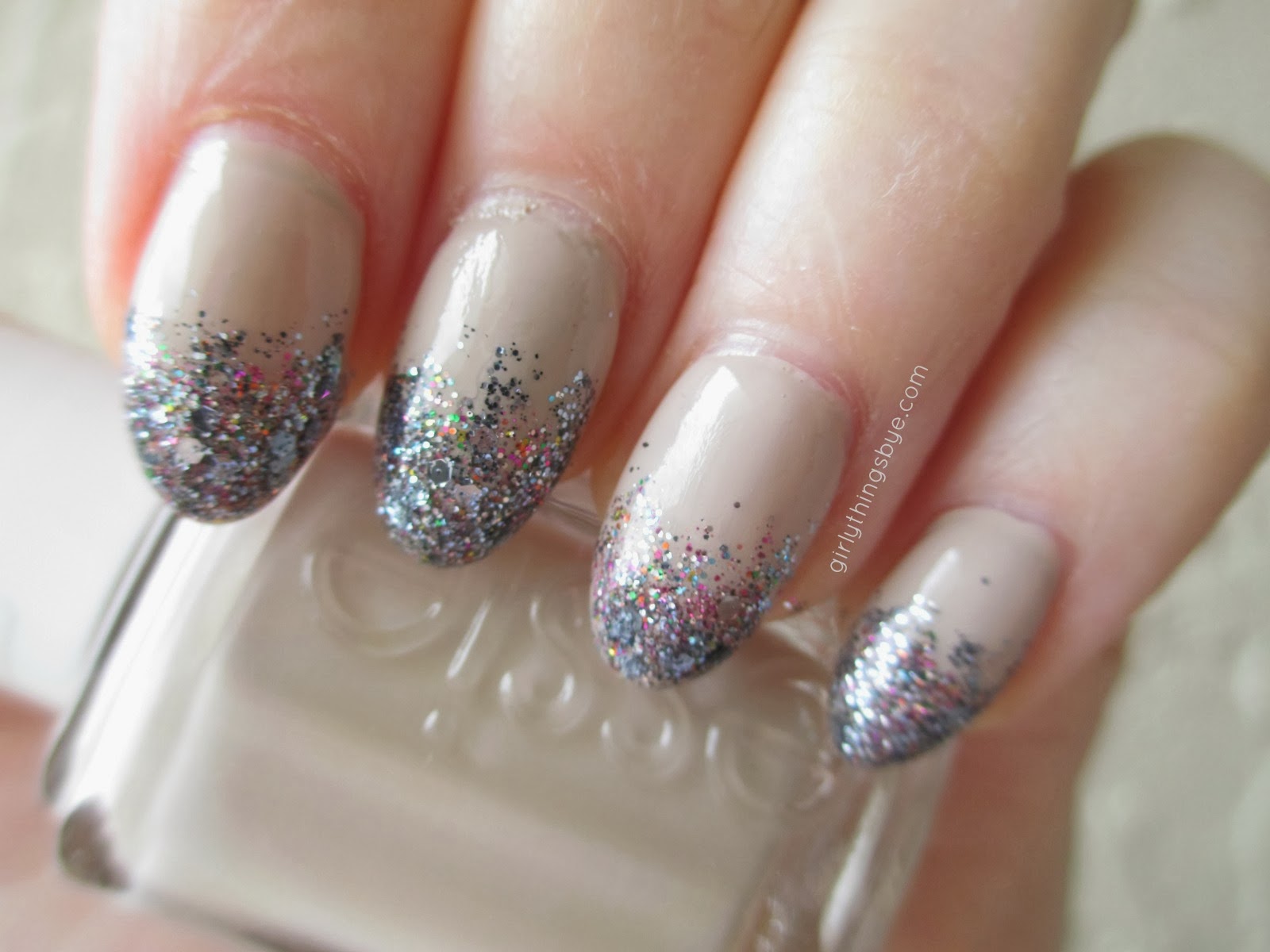Glitter Gradient Nail Polish Tutorial | Girly Things by *e* | @girlythingsby_e