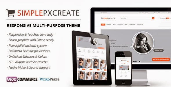 Simplepxcreate : eCommerce Wordpress Theme
