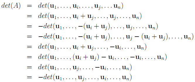 Linear Algebra: #13 Determinant | Physics Reference