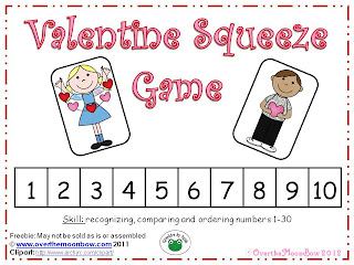 Simply Centers: Valentine Squeeze Number Game