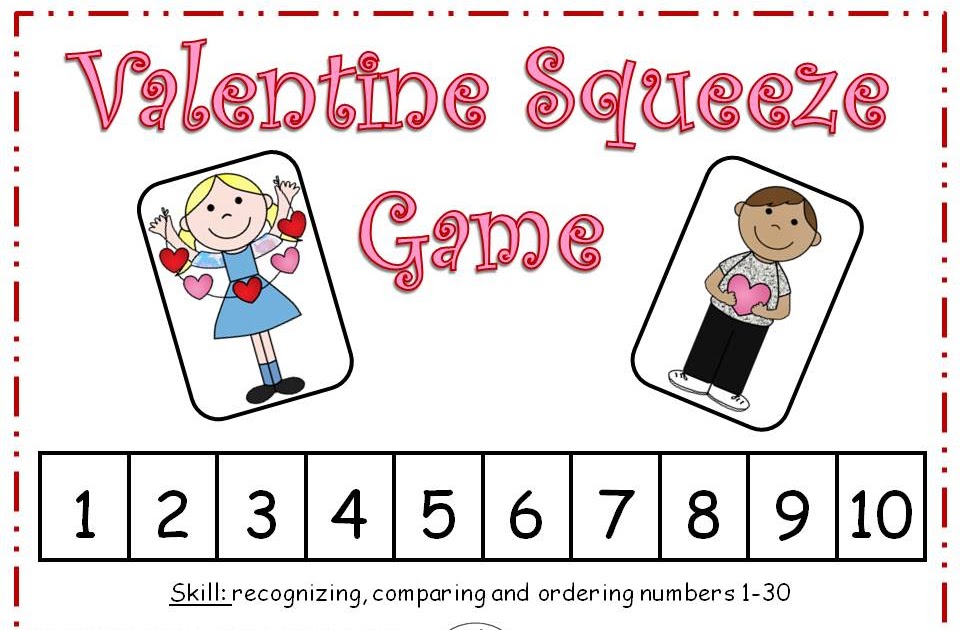 Simply Centers: Valentine Squeeze Number Game