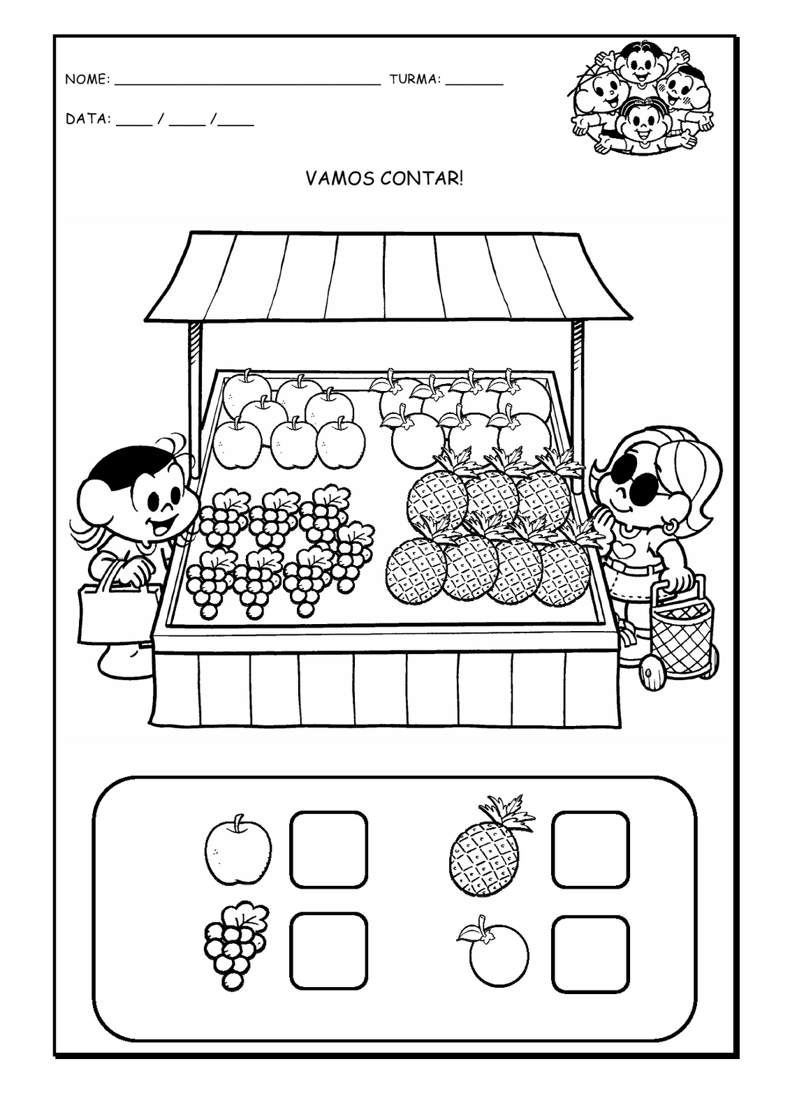 Atividade Contar E Registrar - LIBRAIN