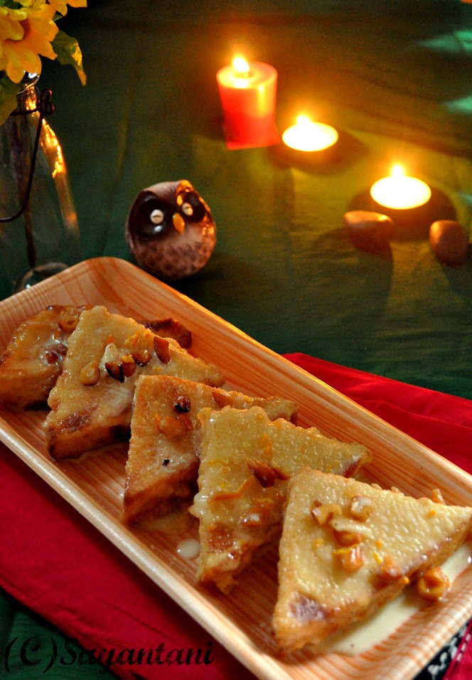 Easy Bread Mithai - A Homemaker's Diary