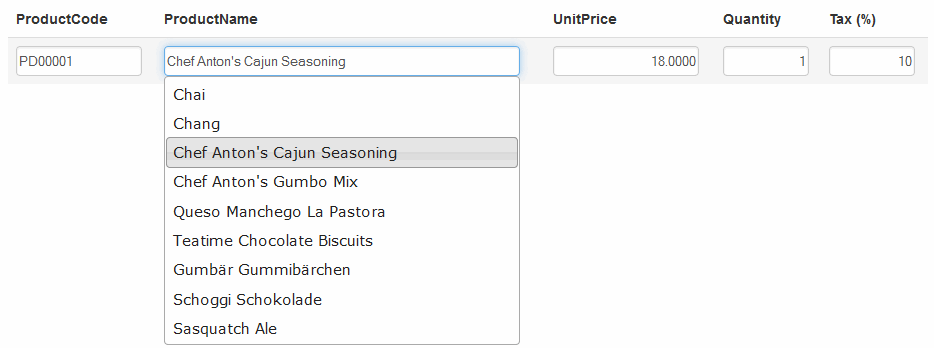 Sử dụng jQuery AutoComplete & SQL Server trong ASP.Net - lập trình đốt nét
