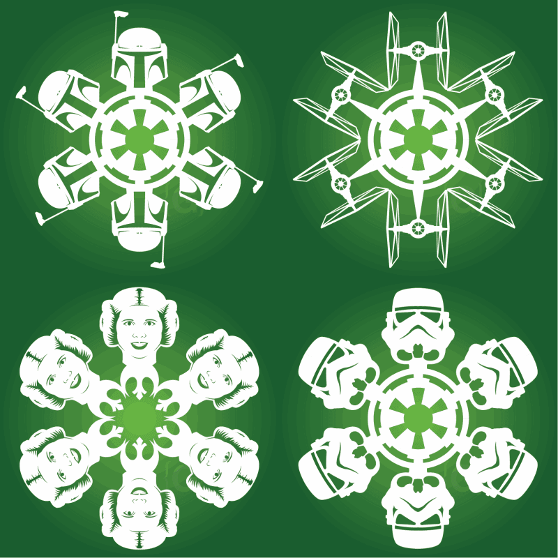 Star Wars Paper Snowflakes star-wars-paper-snowflakes