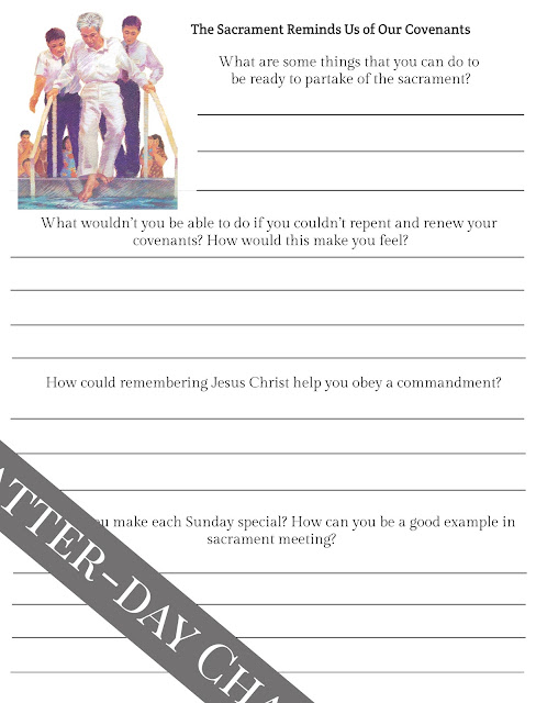 Latter-day Chatter: Primary, 3 Lesson 33 The Sacrament Reminds Us of ... Latter-day Chatter: Primary, 3 Lesson 33 The Sacrament Reminds Us of ...