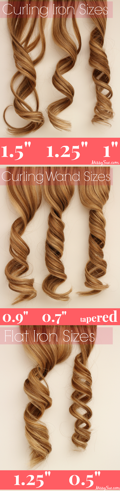 WE HEART IT: Curling Tool Guide - Use a Bigger Barrel for Soft Curls Around the Face, Smaller ...