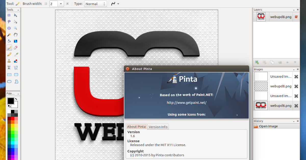 Pinta Image Editor Sees New Stable Release ~ Web Upd8: Ubuntu / Linux blog