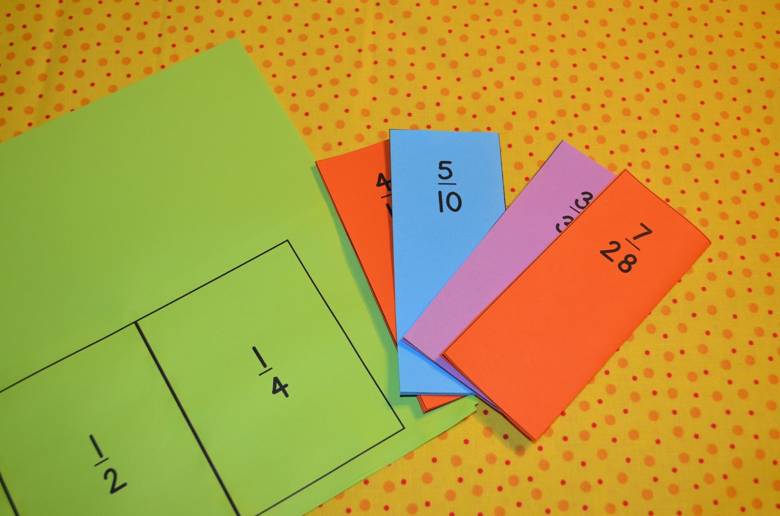 Literacy Math Ideas Make An Equivalent Fraction Game literacy-math-ideas-make-an-equivalent-fraction-game