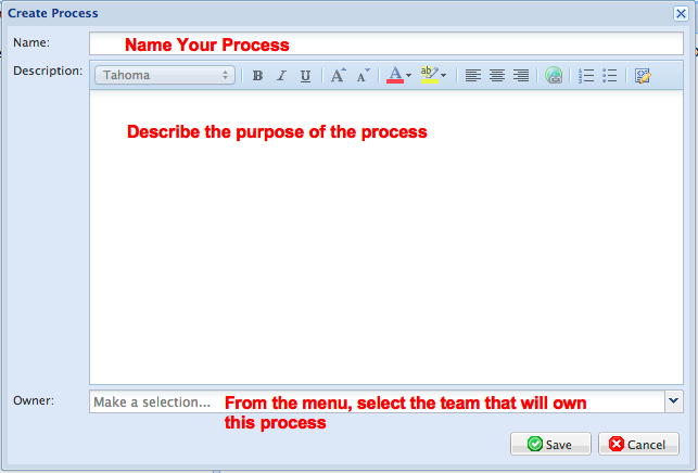 Step 2: Build a Process – strake/IR