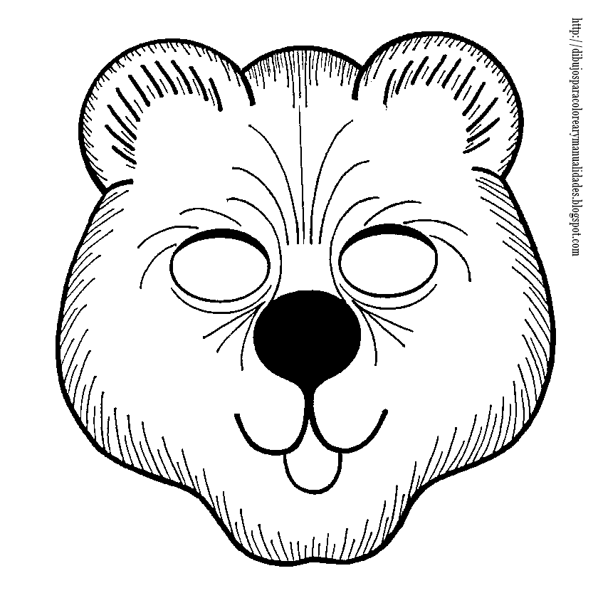 Mascaras animales para pintar - Imagui