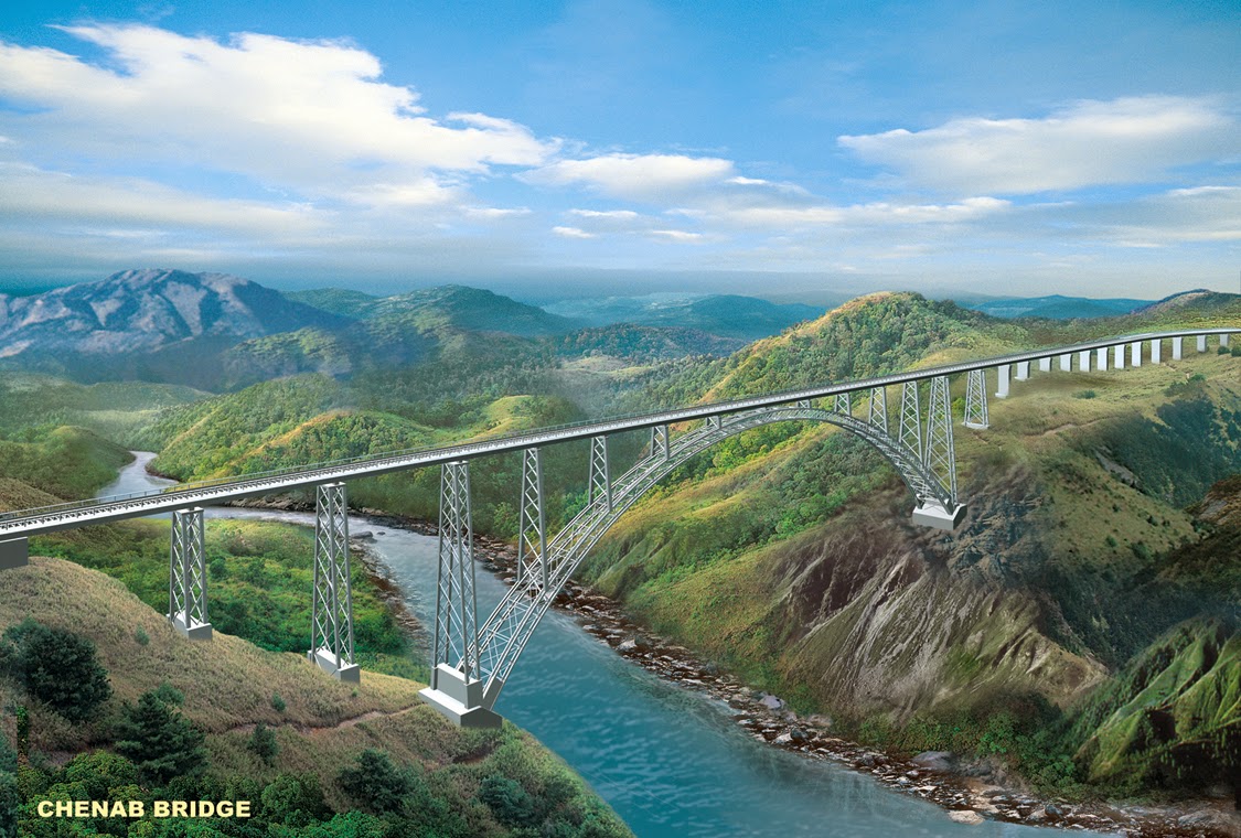 Incredible India: Chenab Bridge - World Tallest Rail Birdge Incredible India: Chenab Bridge - World Tallest Rail Birdge