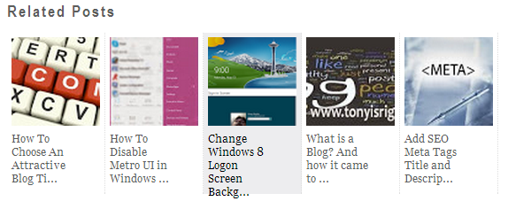 Related Posts Widget for Blogger/Blogspot with Images | Blogger Tricks