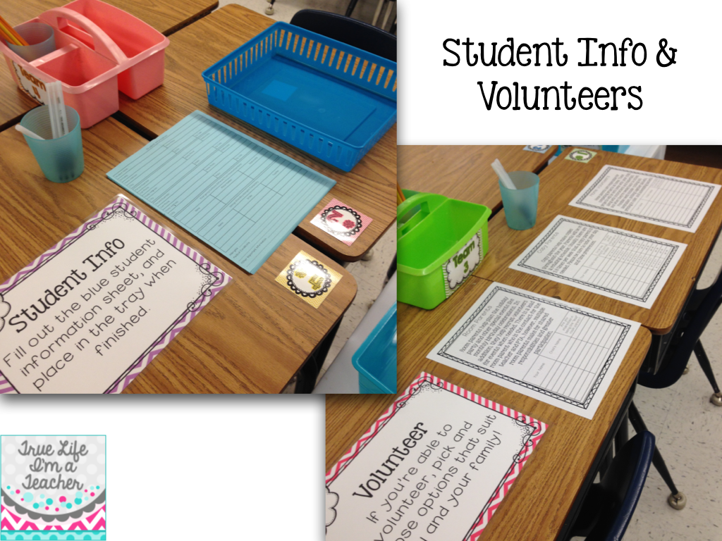 The Primary Peach: Back to School: Organizing Sneak-a-Peek with Stations