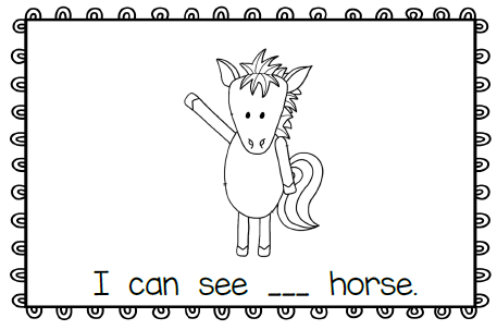 I Can See the Farm Animals~ emergent reader | Mrs. Black's Bees