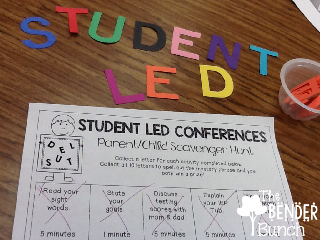 The Bender Bunch: Student-Led Conferences in the SPED Classroom