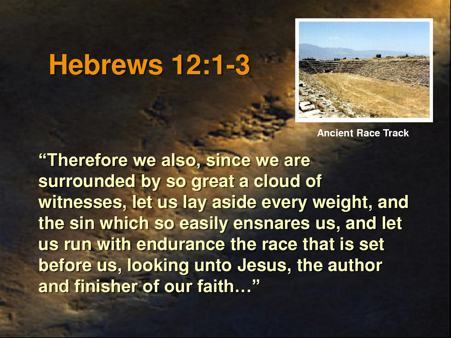 Haystack Bible Commentary Heb 12 1 3 Therefore We Also Since We Are Surrounded By So Great A haystack-bible-commentary-heb-12-1-3-therefore-we-also-since-we-are-surrounded-by-so-great-a