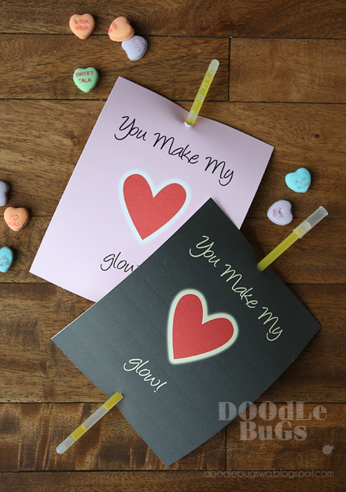 Doodlebugs: Valentine- You Make My Heart Glow