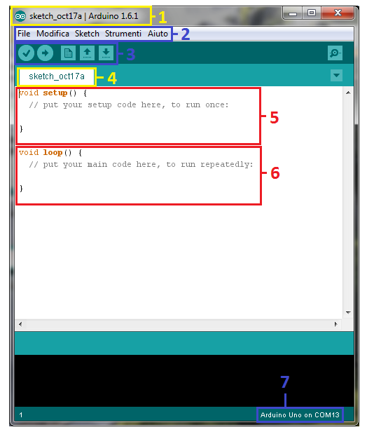 Elettromatica: il portale dell'elettronica e dell'informatica!: ARDUINO - Pre 04 - L'IDE di Arduino