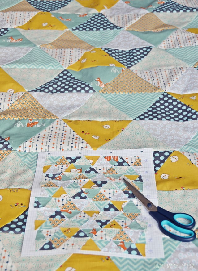 Triangles | Patchworkdecke, Quilt nähen anleitung, Weihnachts näharbeiten