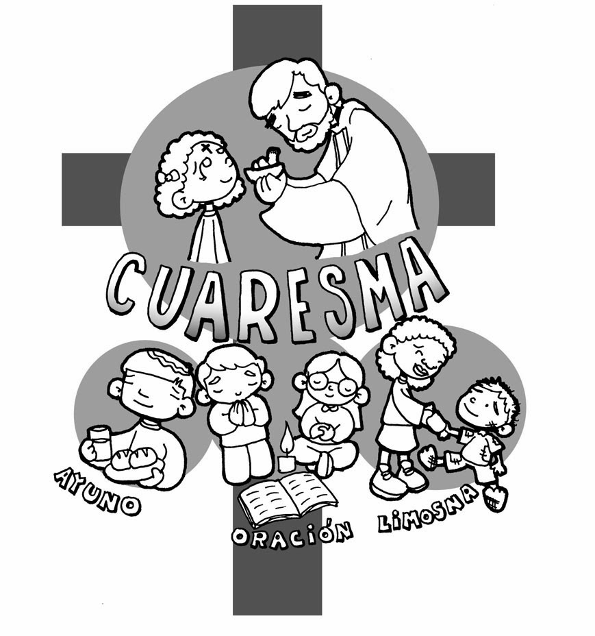 Dibujos para catequesis: CUARESMA Dibujos para catequesis: CUARESMA