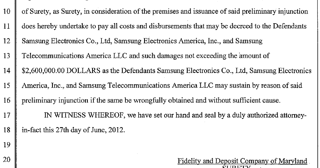 FOSS Patents: Apple posts bond and wins battle over expert reports ...