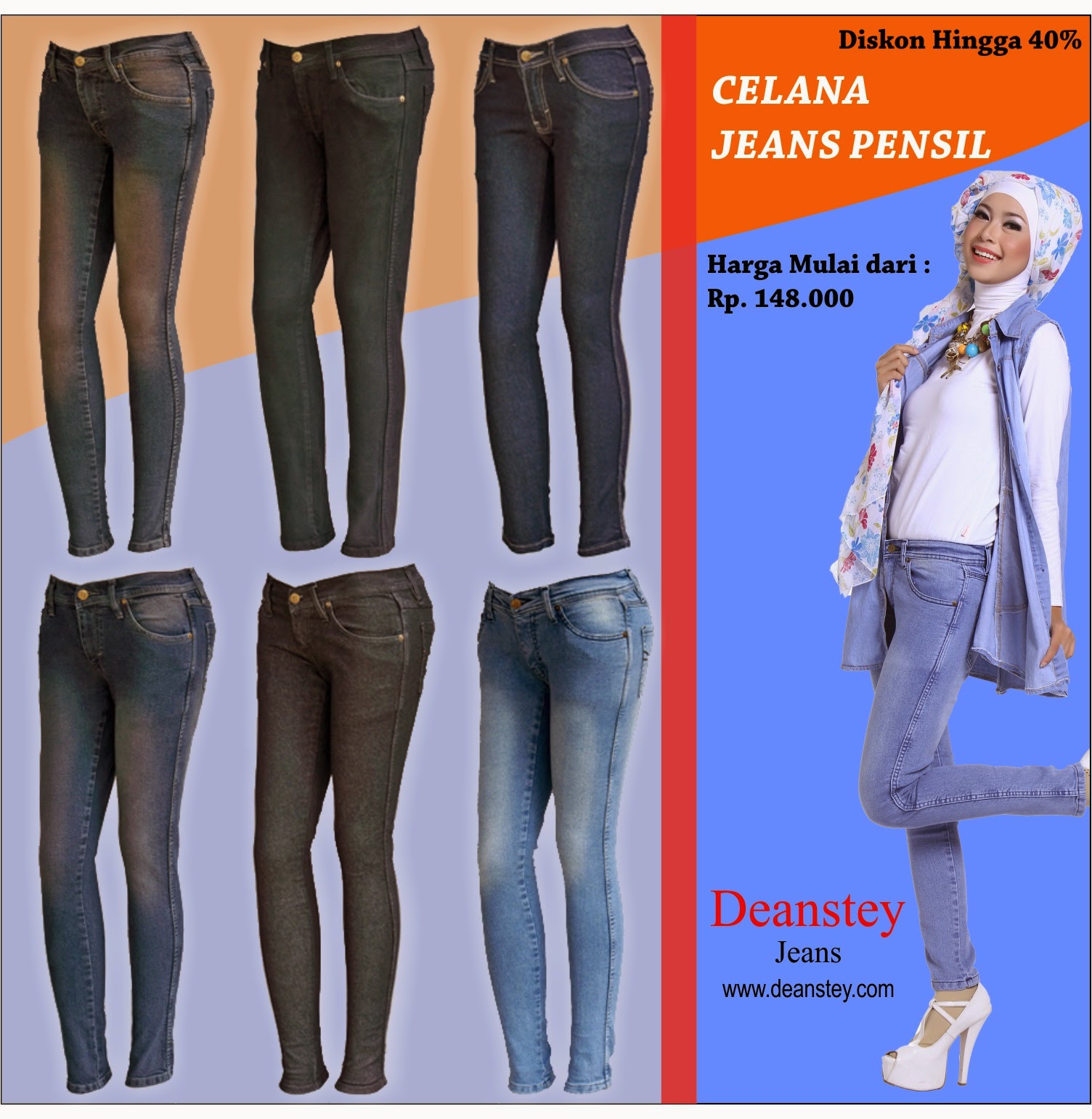 Reseller Jeans Berkualitas: Jeans Bandung Deanstey