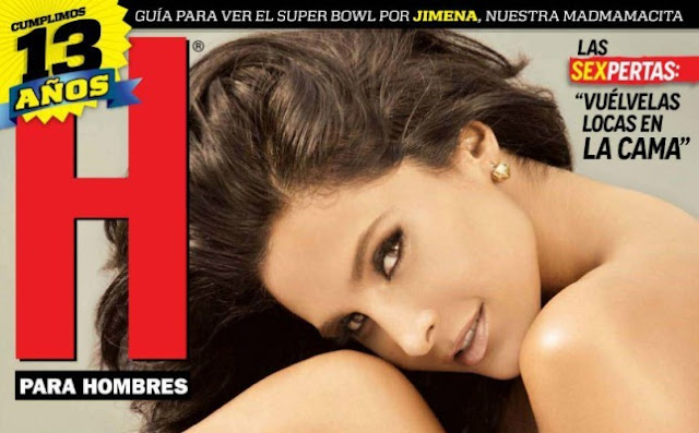 HAIR STYLE MODEL: Sexy Lorena Rojas Revista H extremo, muy sensual