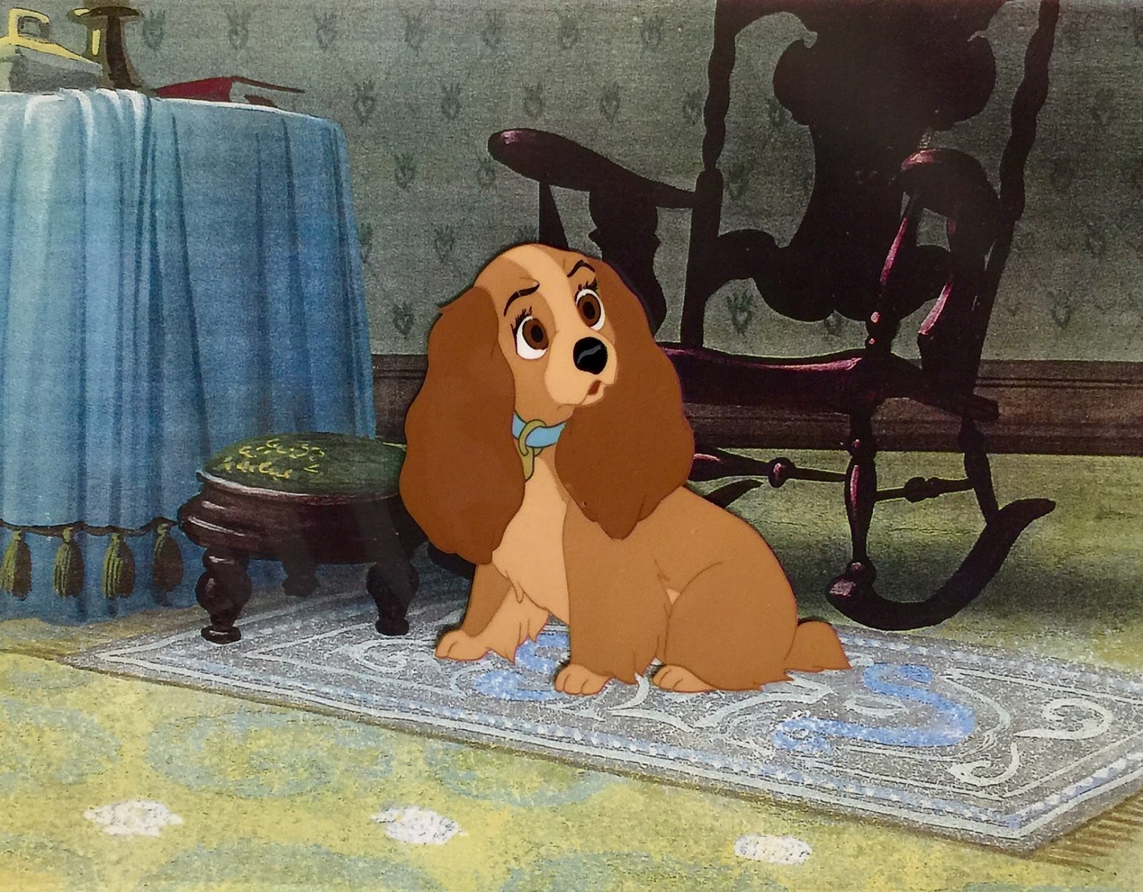 Animation Collection: Original Production Animation Cel of Lady from ... Animation Collection: Original Production Animation Cel of Lady from ...