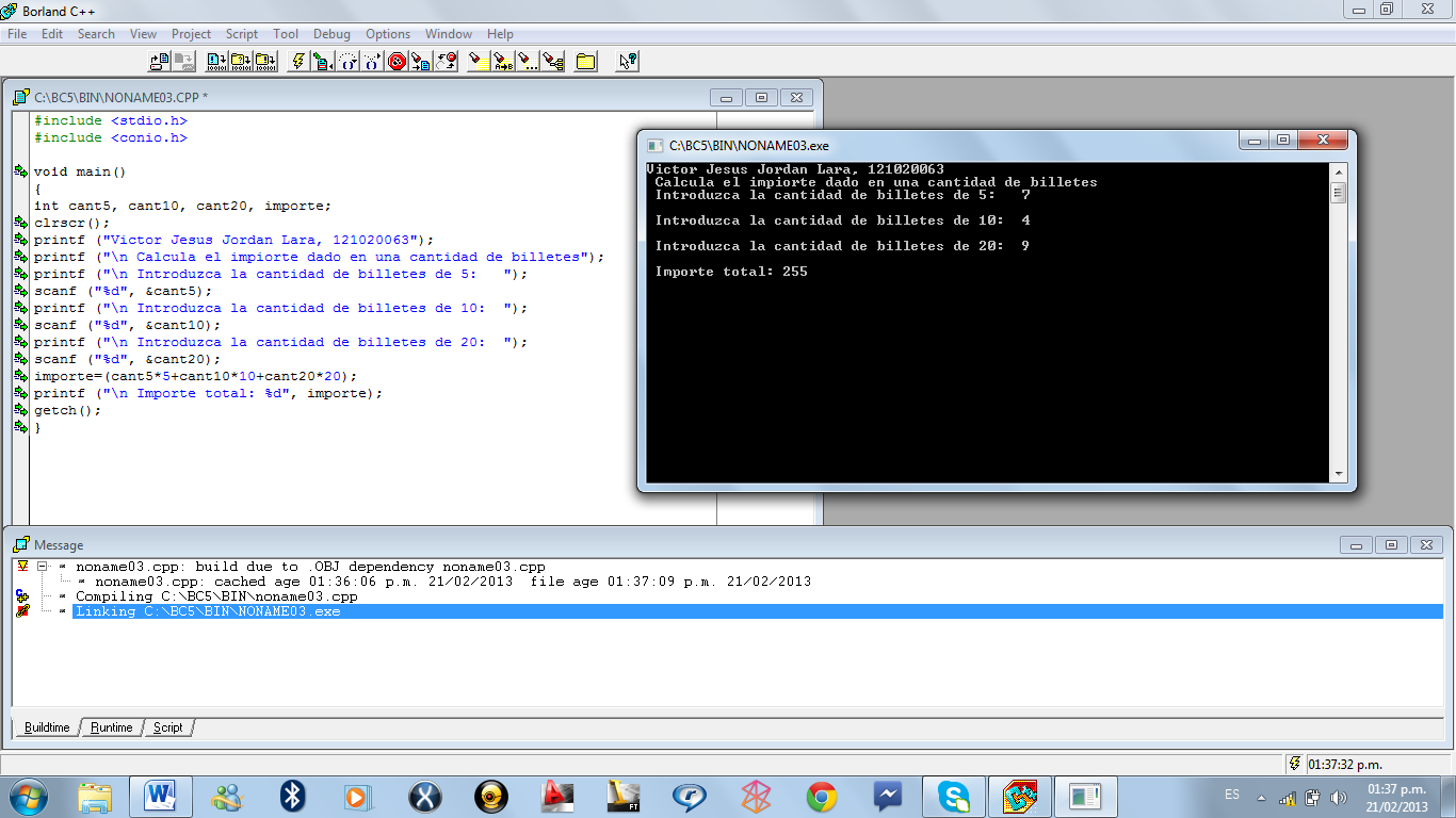 Algoritmos y Programación: Práctica 7 - Unidad 2