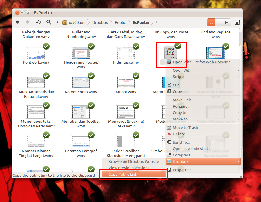 [Lainnya] Dropbox-Index: Share Seluruh Isi Folder di Dropbox