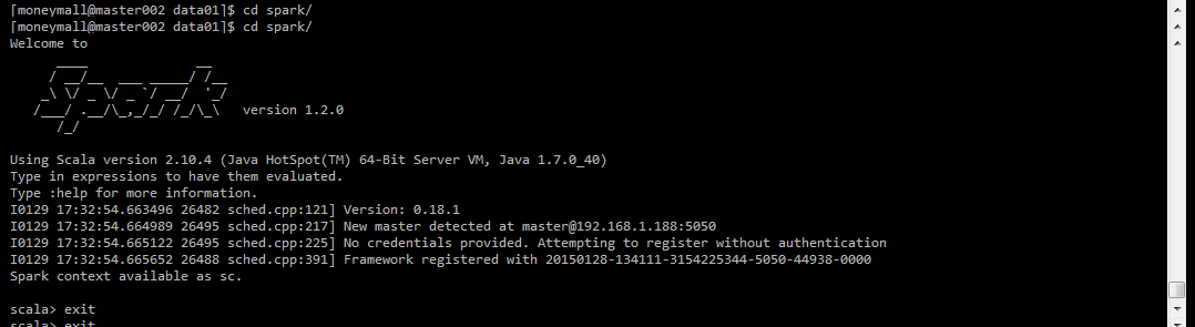 HoonDongKim's BigData & AI: Spark Upgrade 및 성능 비교 - Spark 1.1.0 vs Spark 1.2.0 ( on Apache Mesos )