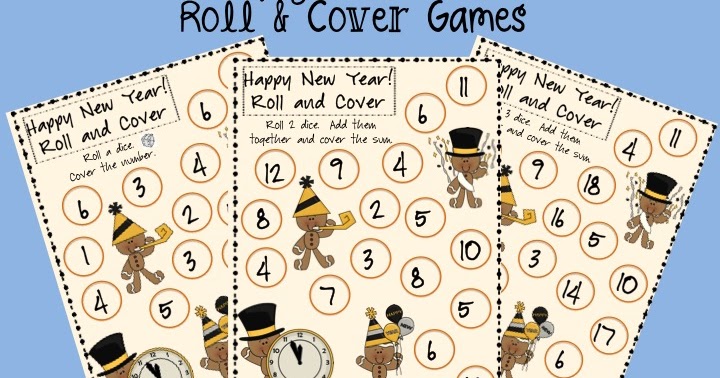 Simply Centers: Roll and Cover freebies for the New Year!