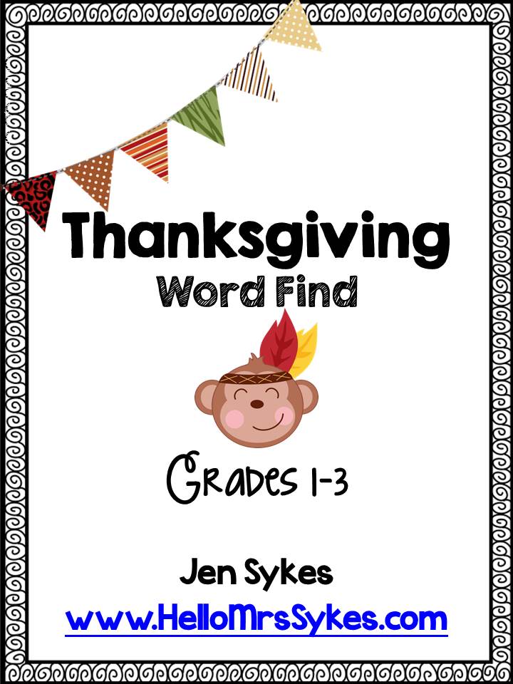 Thanksgiving Freebie, Chevron Winner, and Fabulous ELA Resources