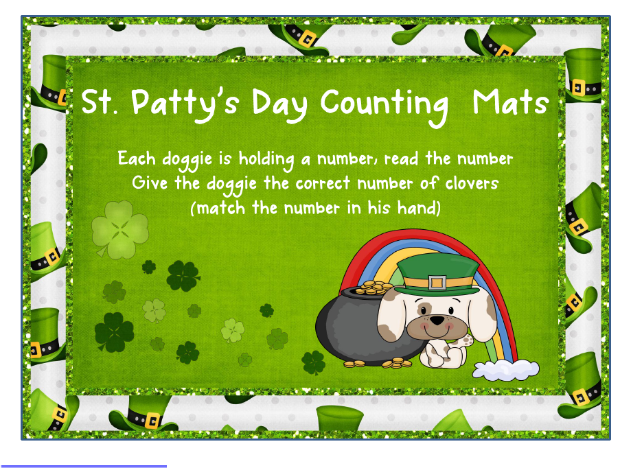 St. Patty's Day Freebie! - The Resourceful Room!